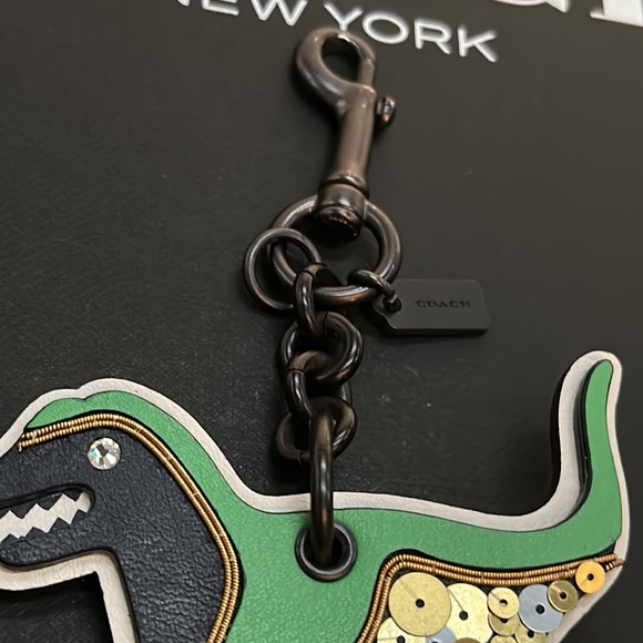 Coach | Accessories | Coach Rare Rexy Bag Charm Keychain Leather Fob ...